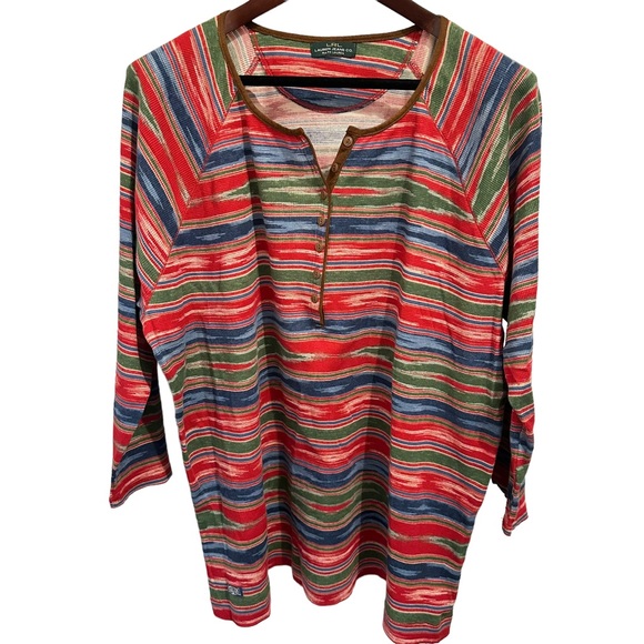 Lauren Ralph Lauren | Tops | Ralph Lauren Striped Tunic Top Xxl | Poshmark
